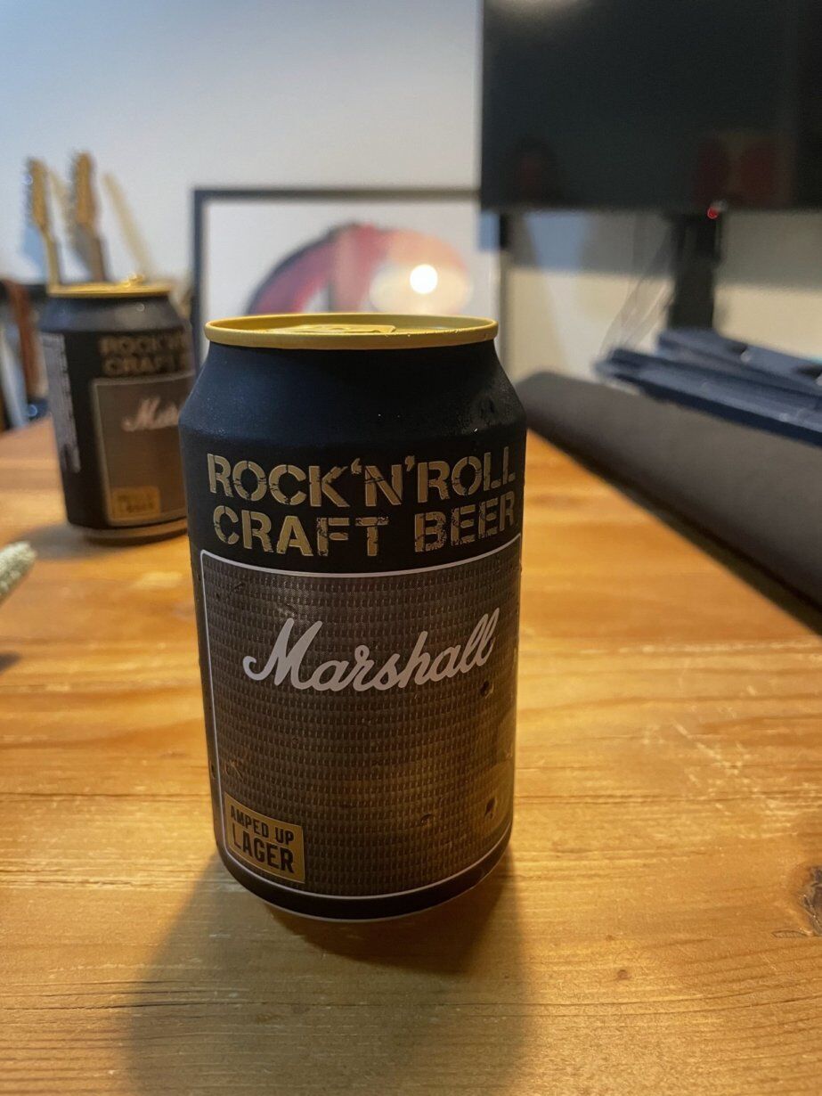 Marshallからビールが出ていた！結構美味しくておすすめ！【MARSHALL AMPED UP LAGER BEER】 - masa ...