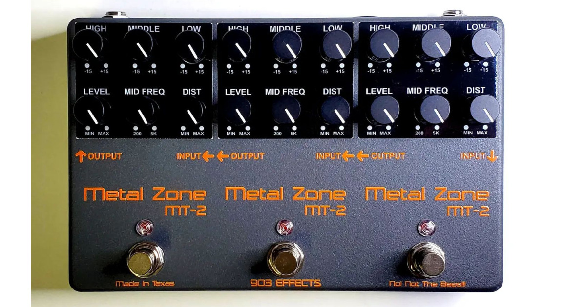Triple Metal Zone メタルゾーンを3つ直列につなげた鬼モデルが903Effectsからリリース！ - masa BLIK ...